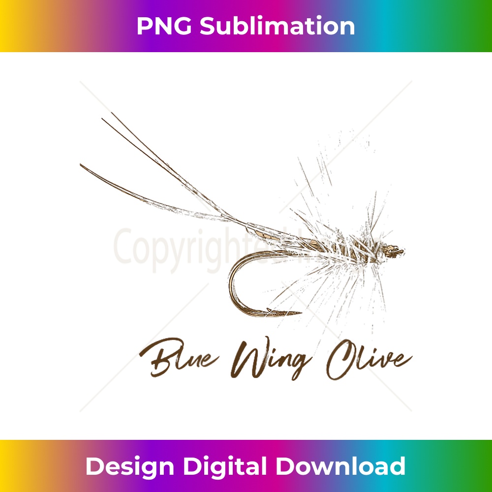 Fly Fishing Lure Blue Wing Olive Vin - Vibrant Sublimation D | Inspire ...