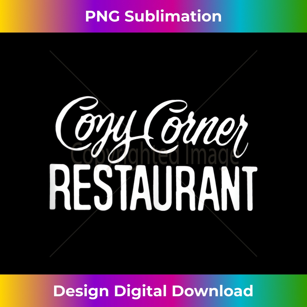 Cozy Corner Restaurant Tank T - Sublimation-Optimized PNG Fi - Inspire ...