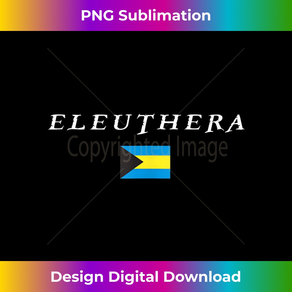 Eleuthera, National Flag of the Bahamas Tank T - Deluxe PNG | Inspire ...