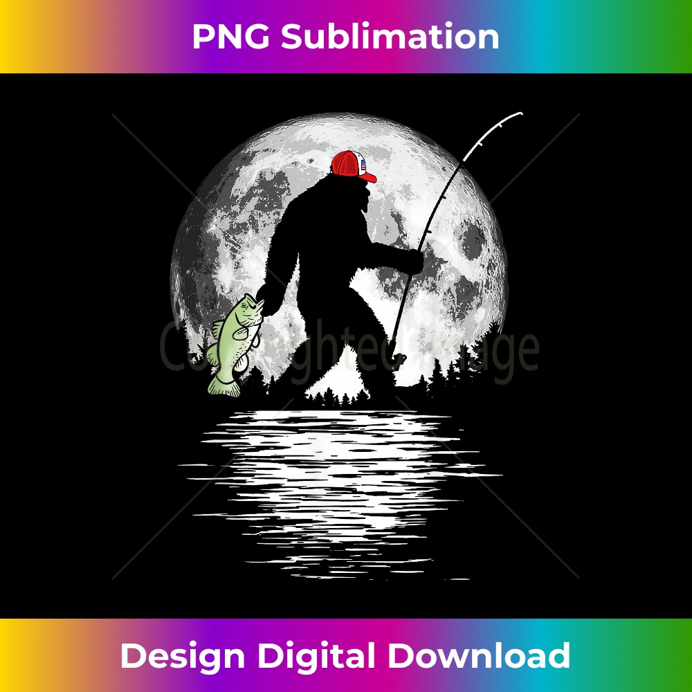 Bigfoot Bass Night Fishing! Cool Full Moon & Trees Sasquat - | Inspire ...