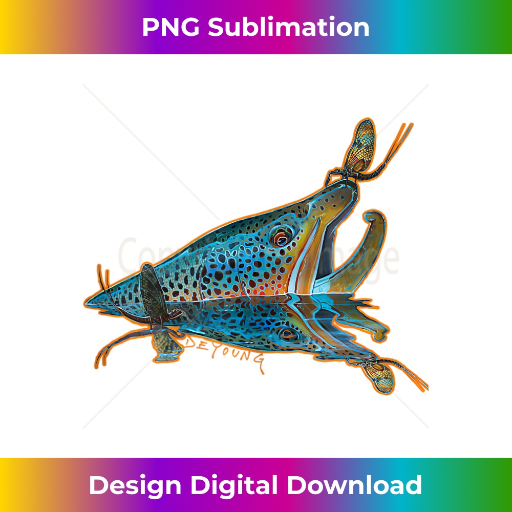 Brown Trout Fishing Emigrant Riser Fly Fishing Tank T - Subl | Inspire ...