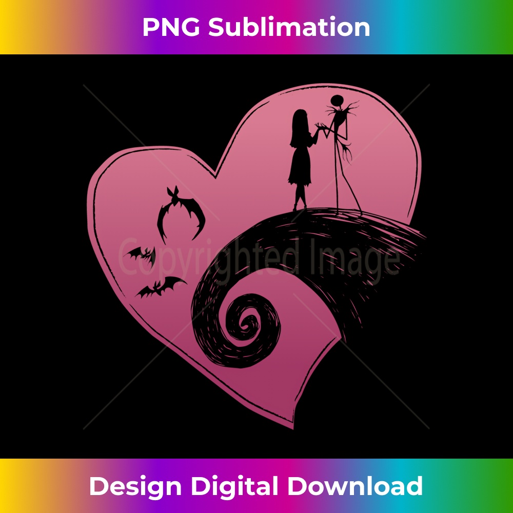 Disney The Nightmare Before Christmas Jack and Sally Heart L - Inspire ...