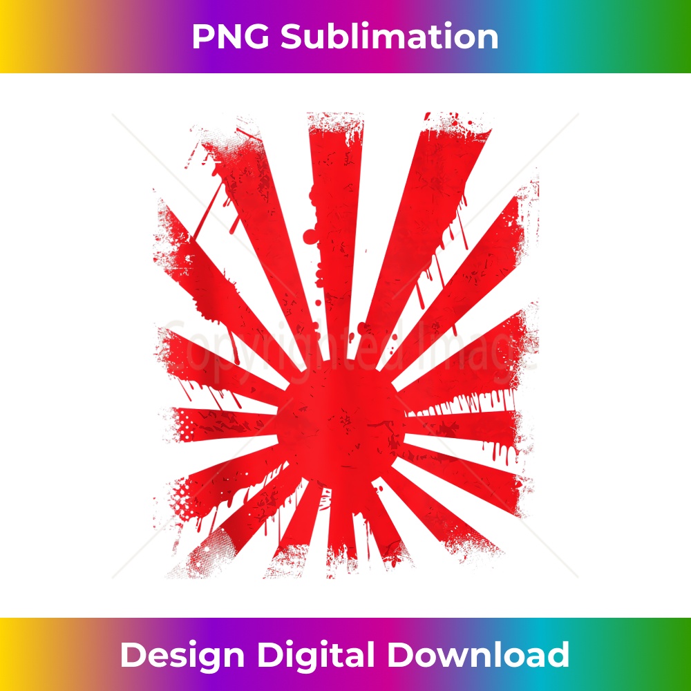 Japanese flag dripping rising sun flare Tank T - Futuristic - Inspire ...