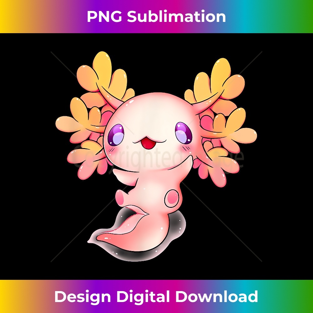 Axolotl Anime Fish Cute Baby Lizard Kawaii Pastel - Timeless - Inspire ...