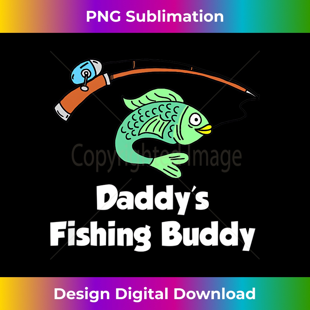 Kids Daddy's Fishing Buddy Son Daughter Father Fish Cartoon | Inspire ...