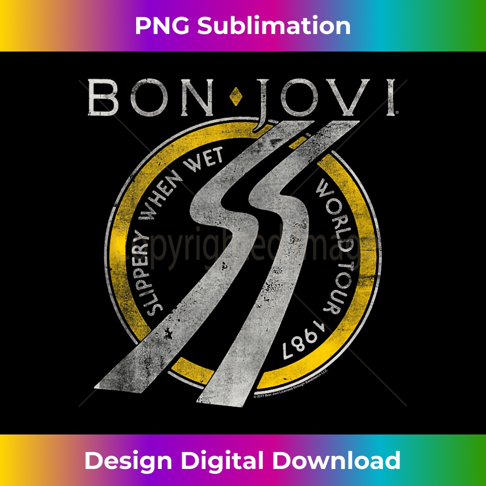 Bon Jovi Slippery When Wet World Tour Tank - Contemporary PN | Inspire ...