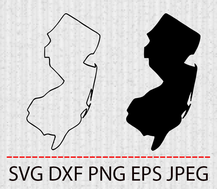 New Jersey Svg | Inspire Uplift