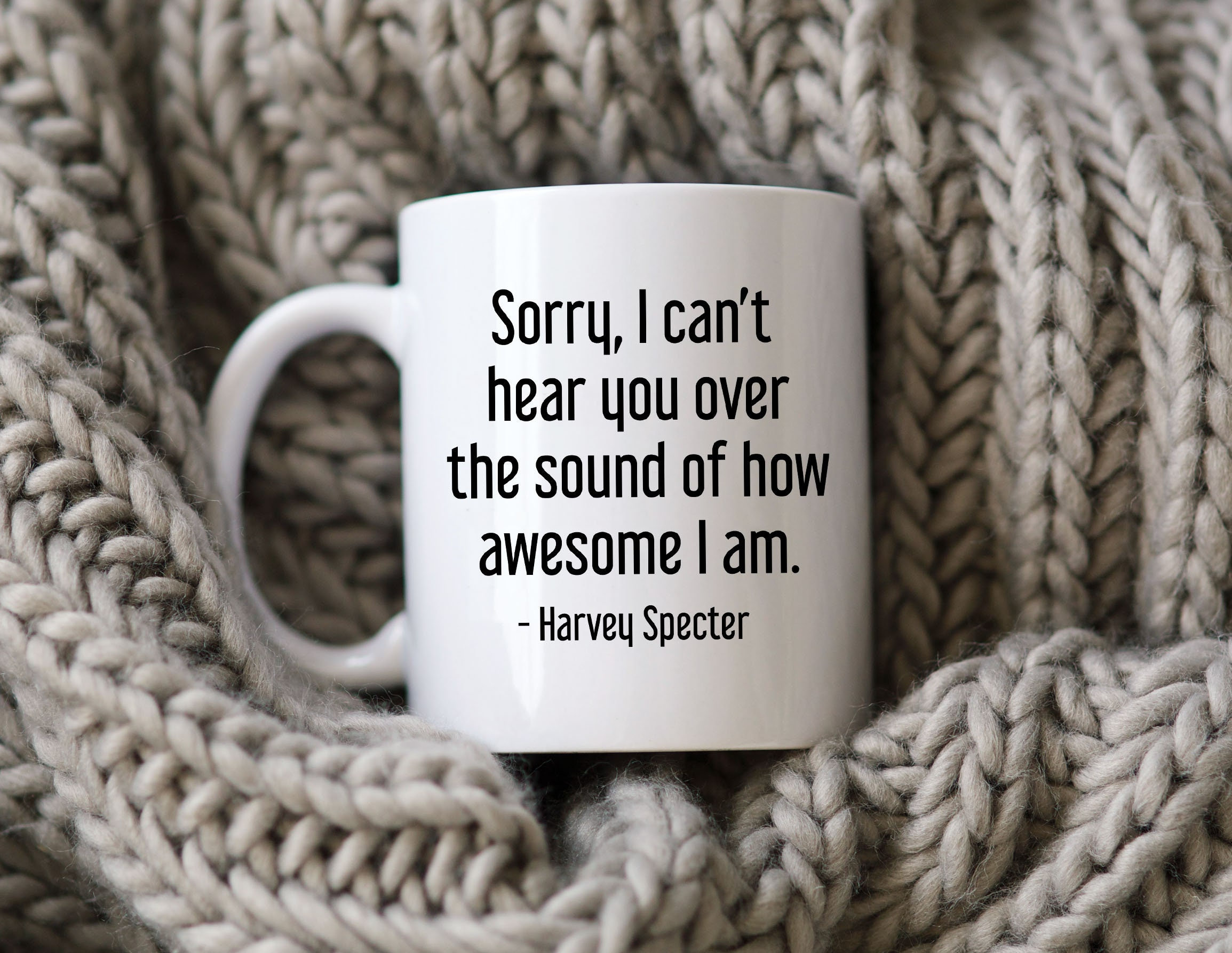 Harvey Specter Quote Mug Suits Fan Coffee Cup Lawyer Gift | Inspire Uplift