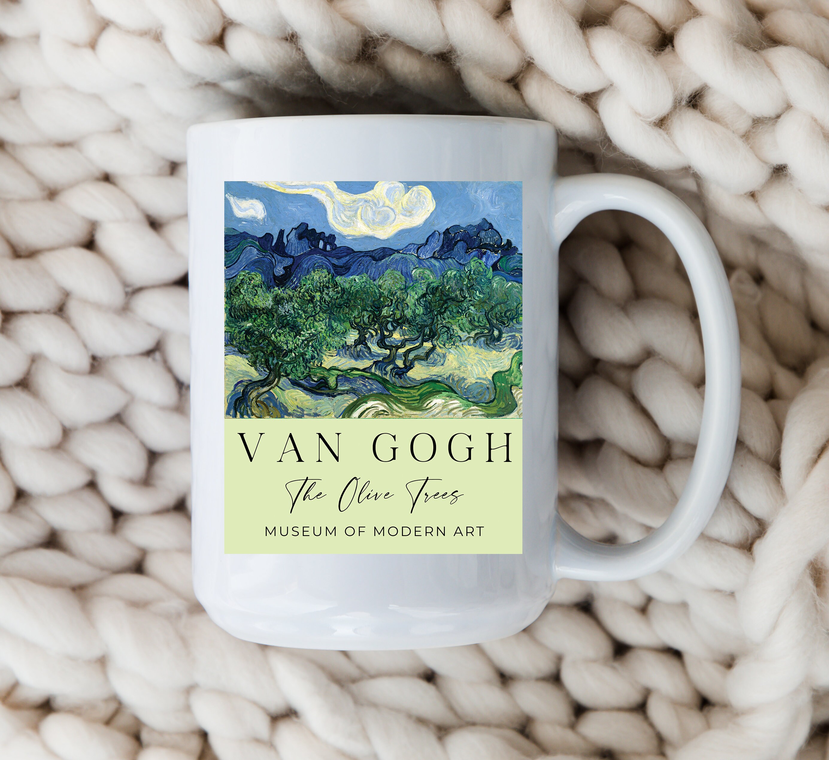 Van Gogh Mug The Olive Trees Coffee Cup Gift for Her French | Inspire ...