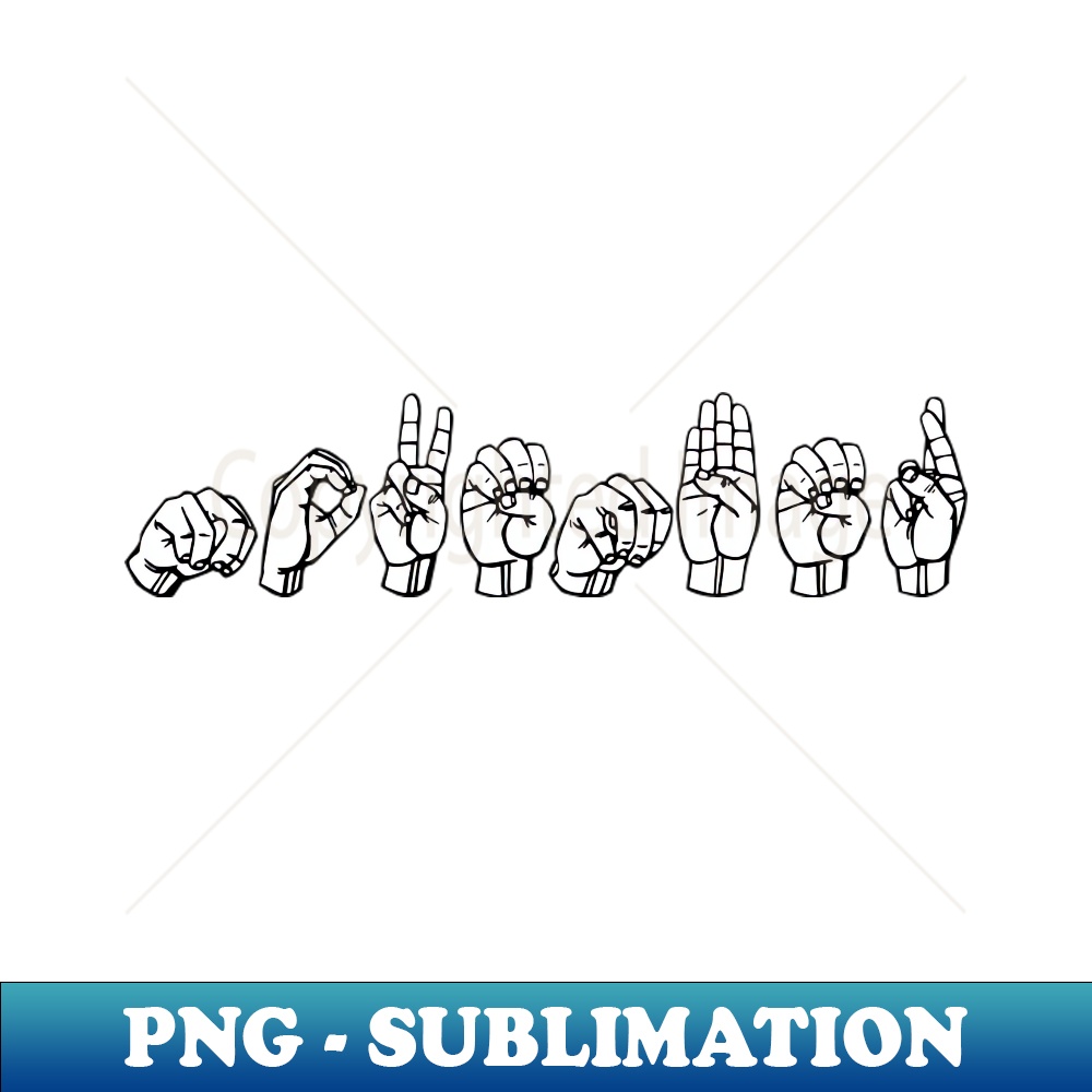 NOVEMBER ASL Sign Language Design - PNG Transparent Sublimat | Inspire ...