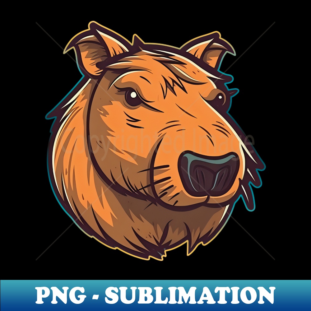 Orange cute capybara - Signature Sublimation PNG File - Tran | Inspire ...