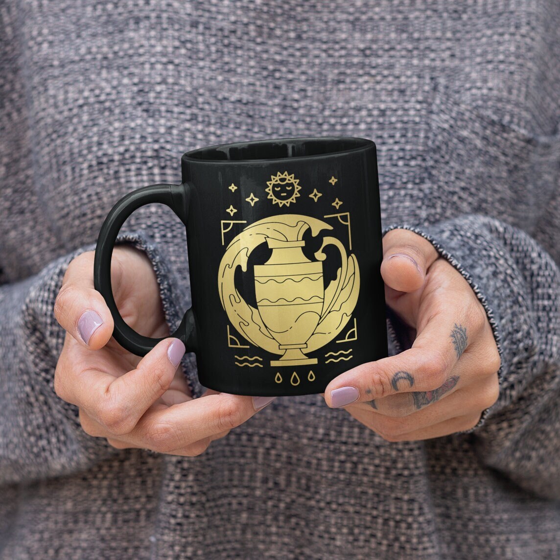 Aquarius Mug Zodiac Gifts Astrology Mug Aquarius Gifts Horos | Inspire ...