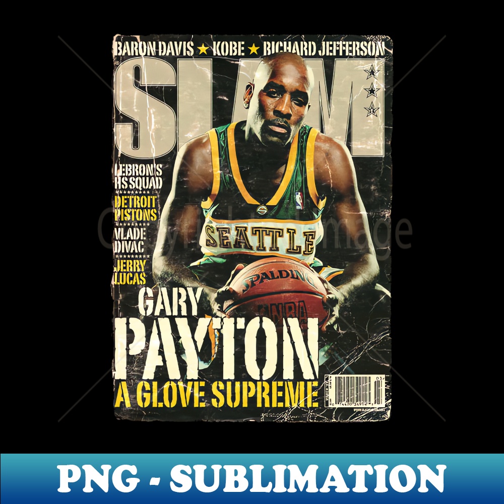 COVER BASKETBALL - GARY PAYTON - Aesthetic Sublimation Digit | Inspire ...