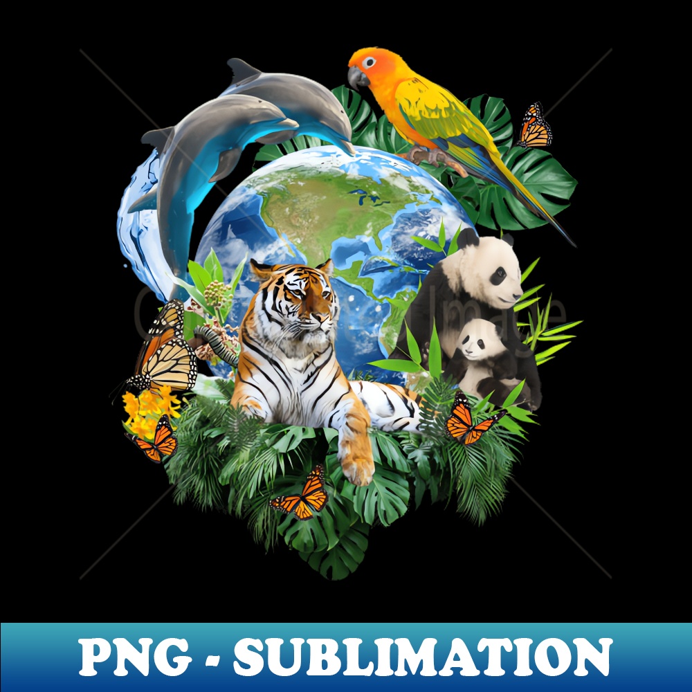 Earth Day Protect World Biodiversity Endangered Animal Tiger - Inspire ...