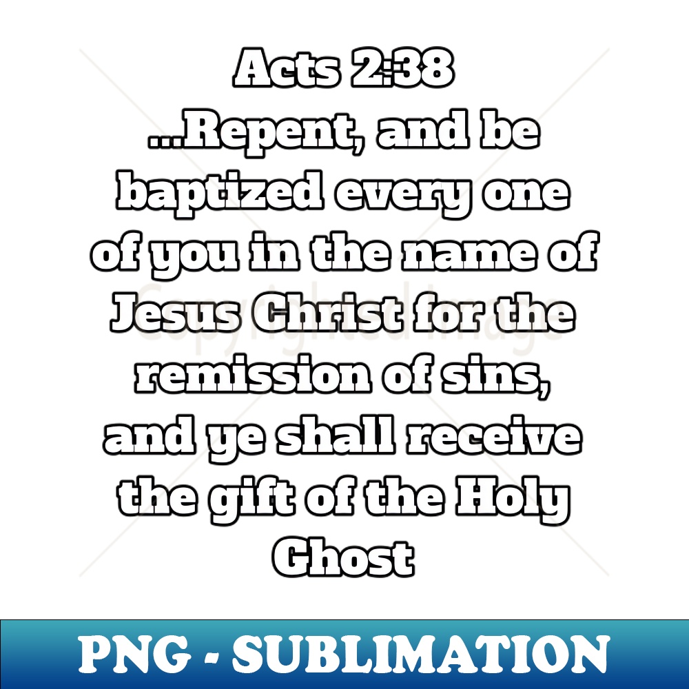 Acts 238 King James Version Bible Verse Typography - Instant | Inspire ...