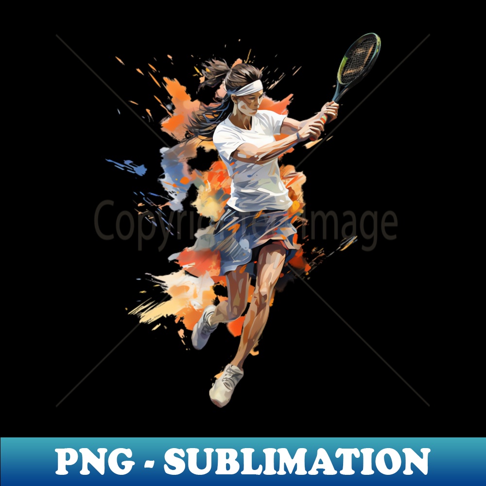 Ace Precision Tennis Serve - High-Quality PNG Sublimation Do | Inspire Uplift