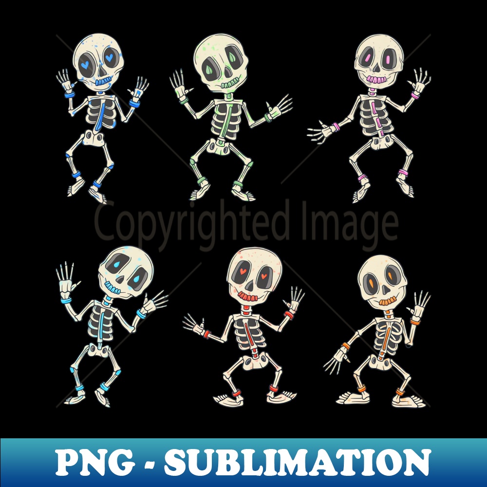 Colorful Skeleton Day of the Dead Candy Skeleton Pack - Crea | Inspire ...