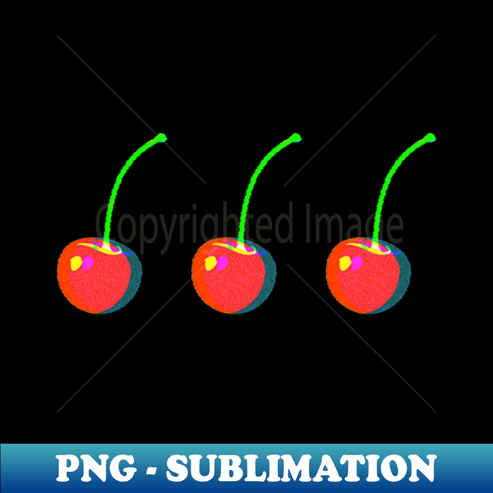 Triple Cherry - Instant PNG Sublimation Download - Perfect f | Inspire ...
