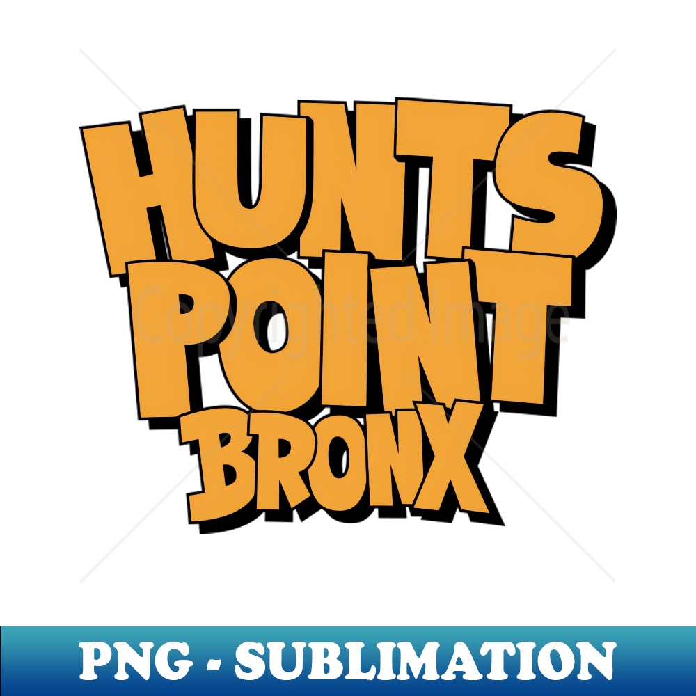 Hunts Point Bronx NYC Bold Block Letter Comic Style - Vintag | Inspire ...