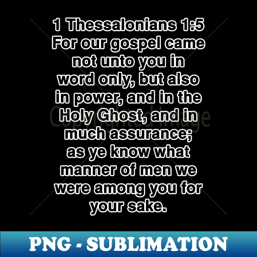 1 Thessalonians 15 King James Version KJV Bible Verse Typog | Inspire ...