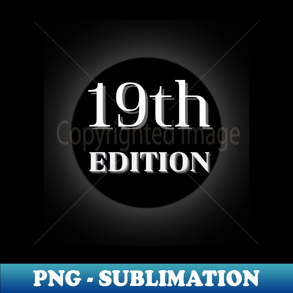 19th Edition Logo - Premium Sublimation Digital Download - I | Inspire ...