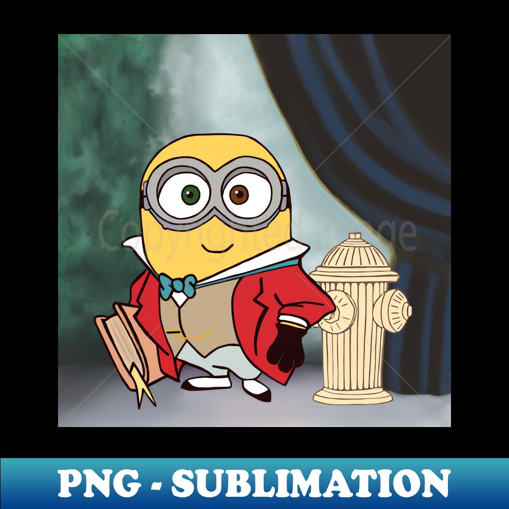 Bob Minion Esquire Self Portrait - PNG Sublimation Digital D | Inspire ...
