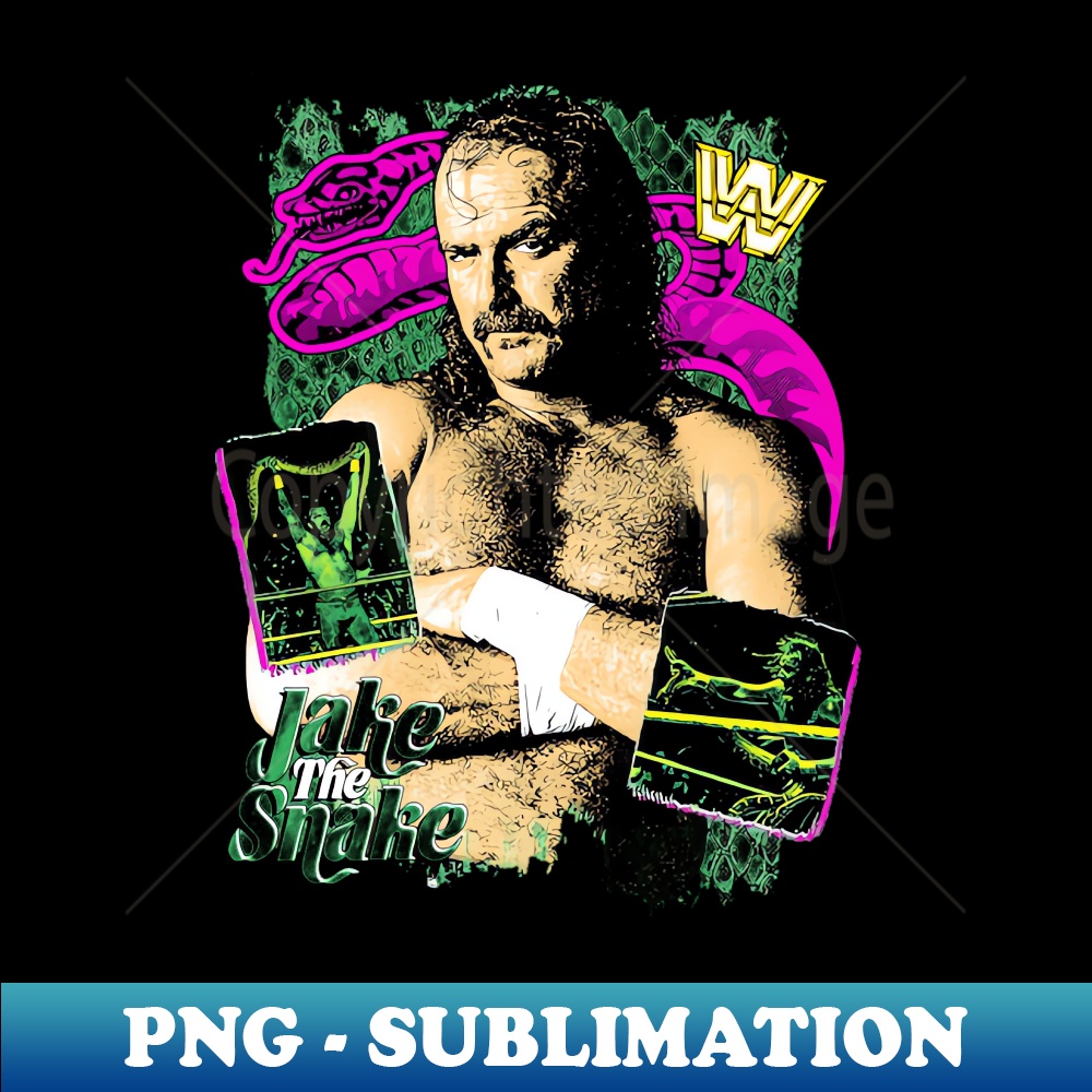 Jake The Snake Roberts Neon - PNG Transparent Sublimation De | Inspire ...