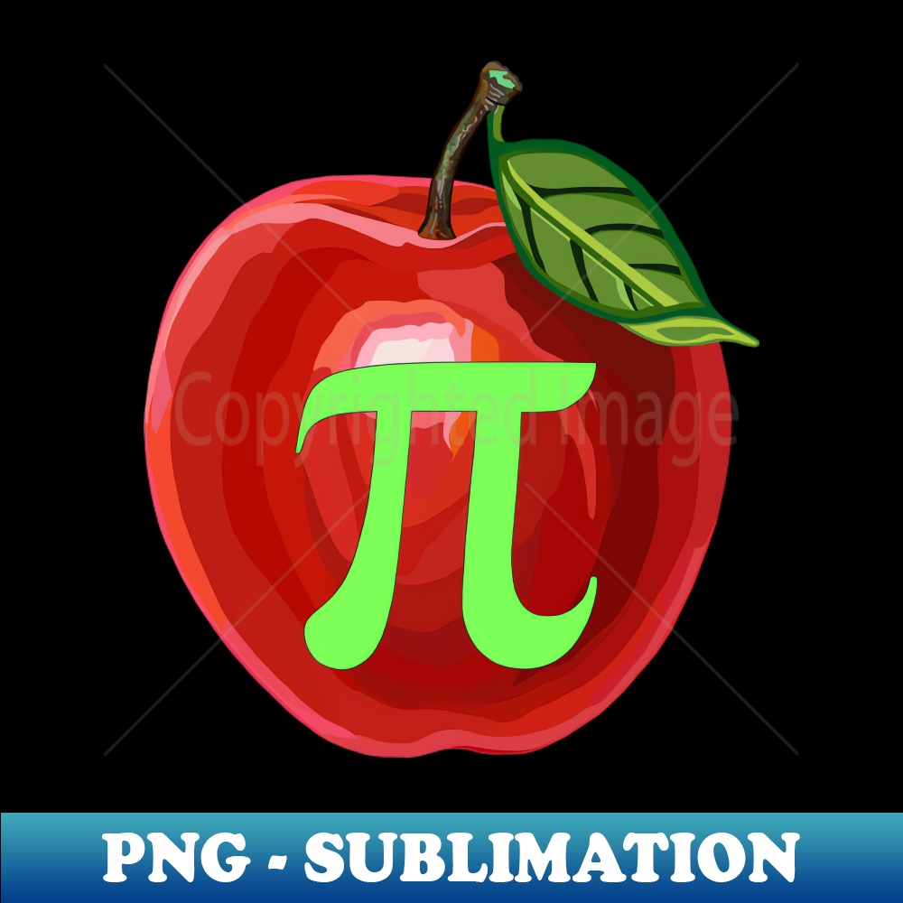 Apple Pi - PNG Transparent Sublimation Design - Perfect for | Inspire ...