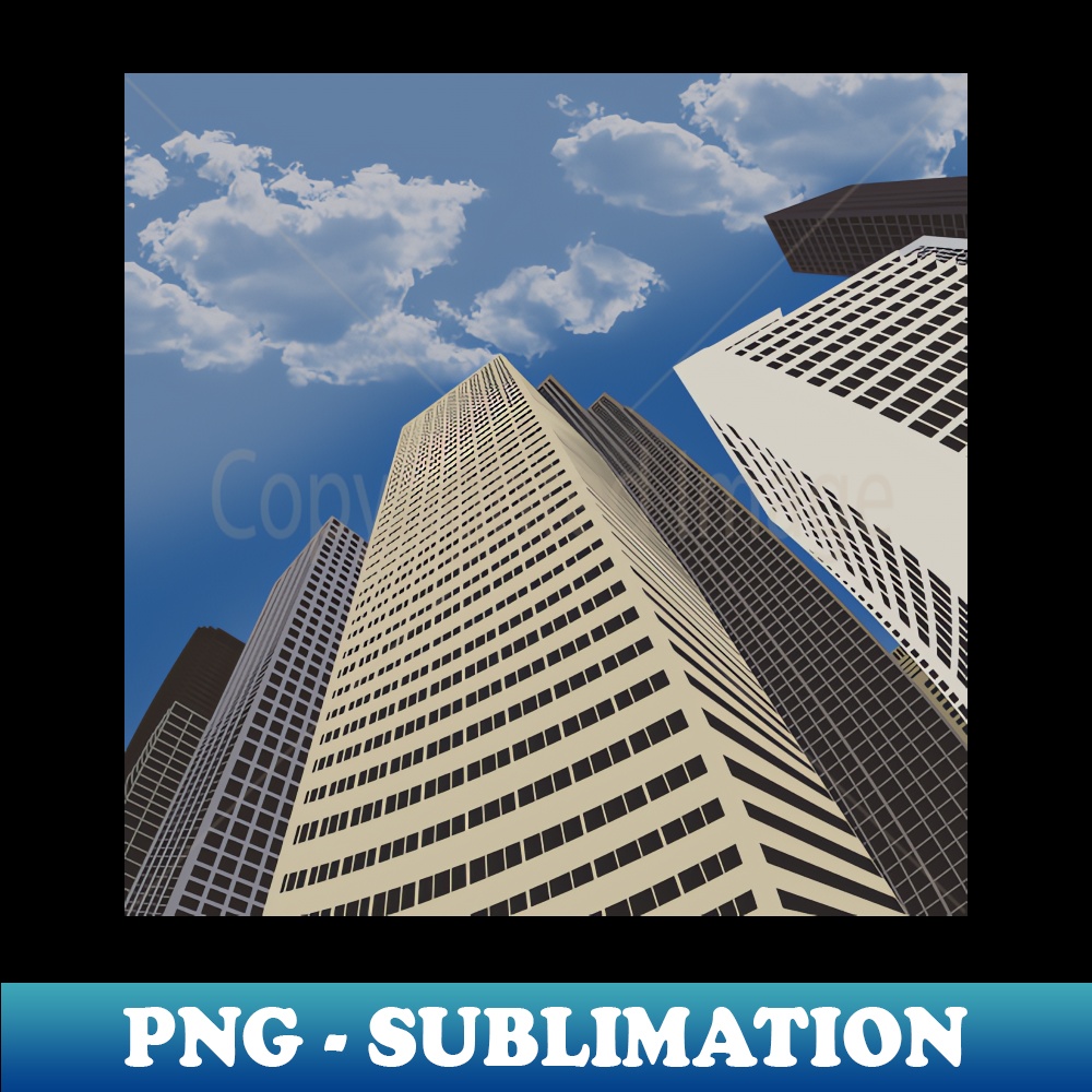 high skyscrapers and clouds - PNG Transparent Digital Downlo | Inspire ...