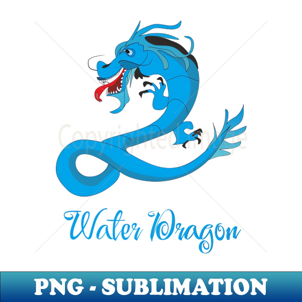 Water Dragon - PNG Transparent Digital Download File for Sub | Inspire ...