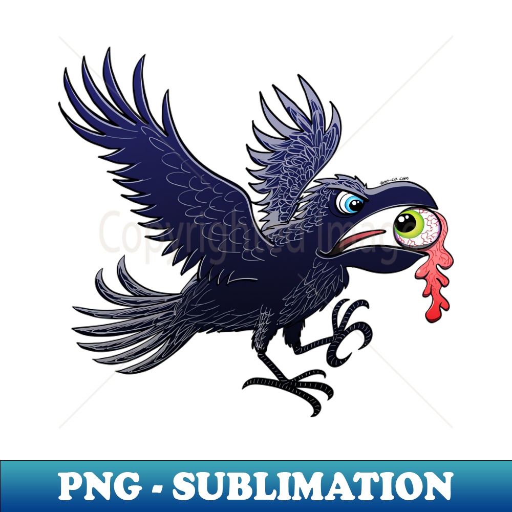 Evil crow ripping out and stealing an eyeball for a Hallowee | Inspire ...