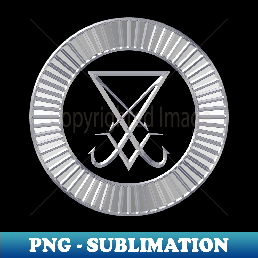 Sigil Of Lucifer Medallion - PNG Transparent Sublimation Des | Inspire ...