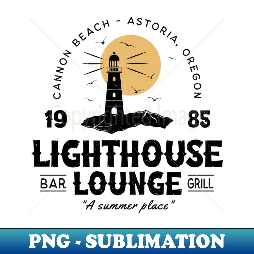 Lighthouse Lounge - Signature Sublimation PNG File - Perfect | Inspire Uplift