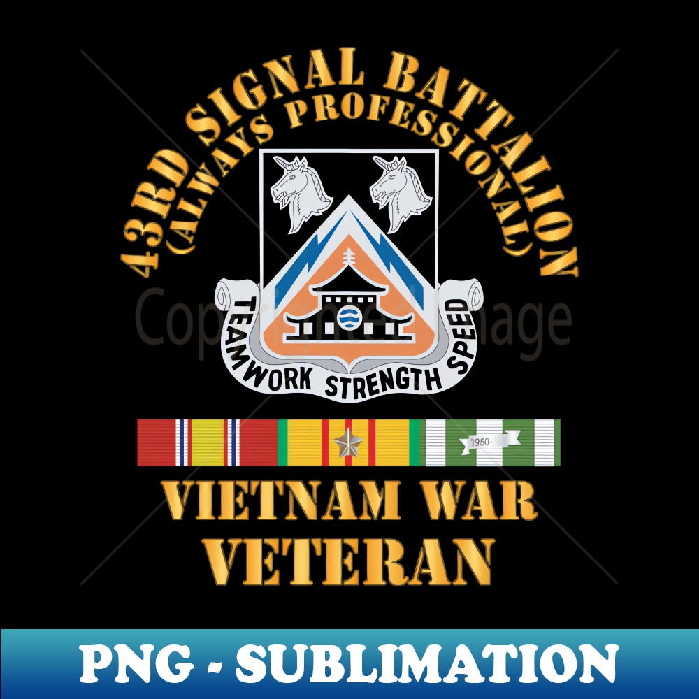 43rd Signal Battalion - Vietnam War Veteran - DUI w VN SVC X | Inspire ...