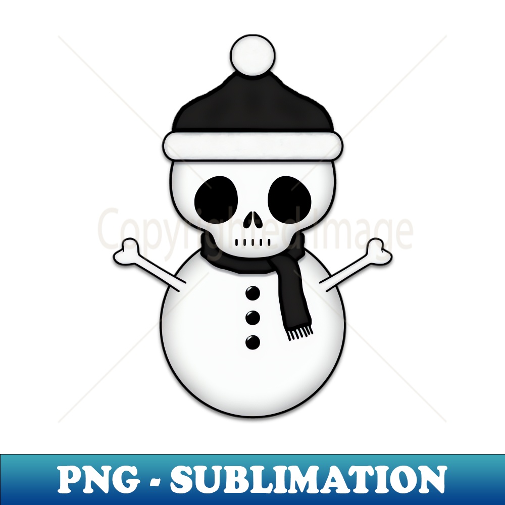 Skully Snowman - Aesthetic Sublimation Digital File - Perfec - Inspire ...