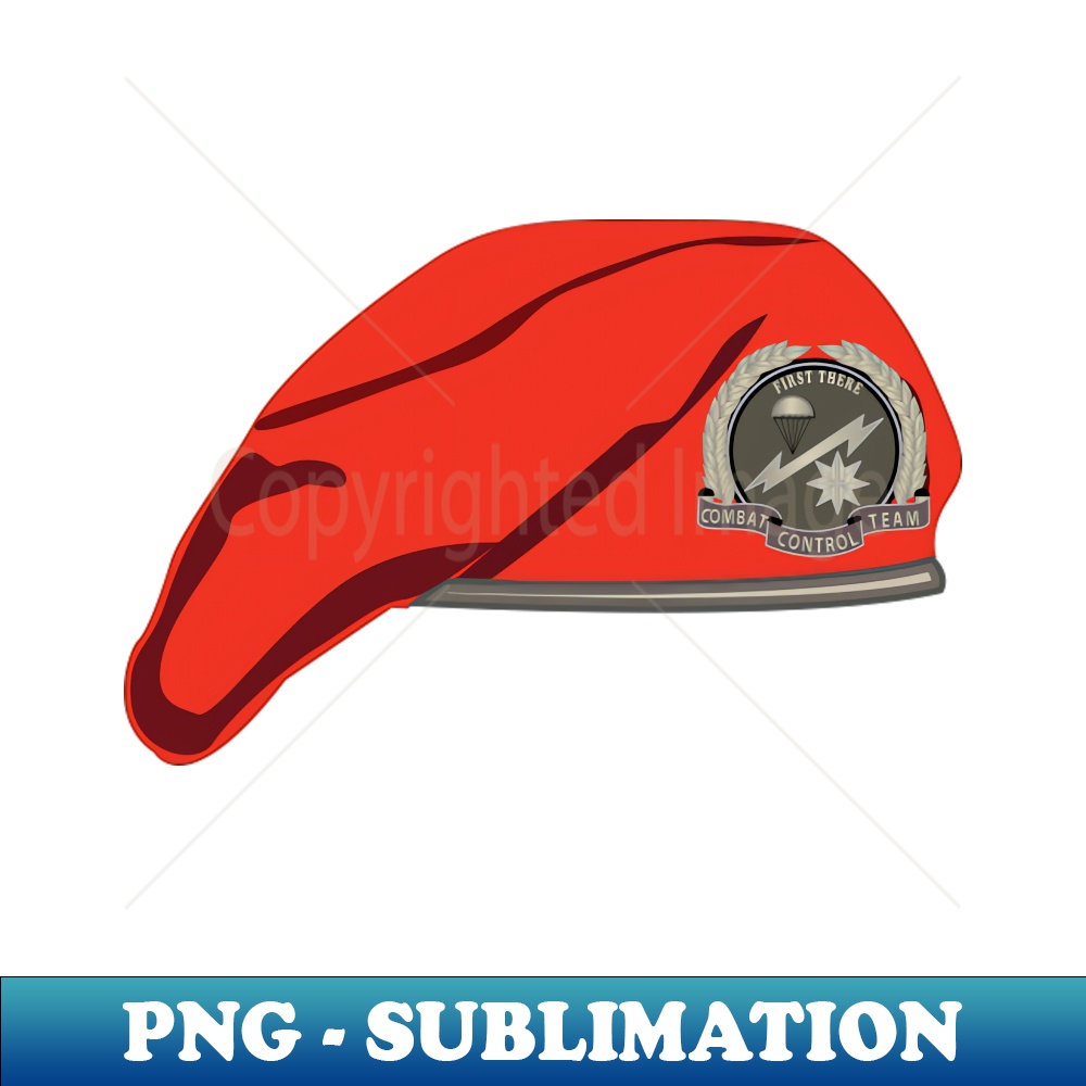 Combat Control Team Badge w Red Beret - Color X 300 - Unique | Inspire ...