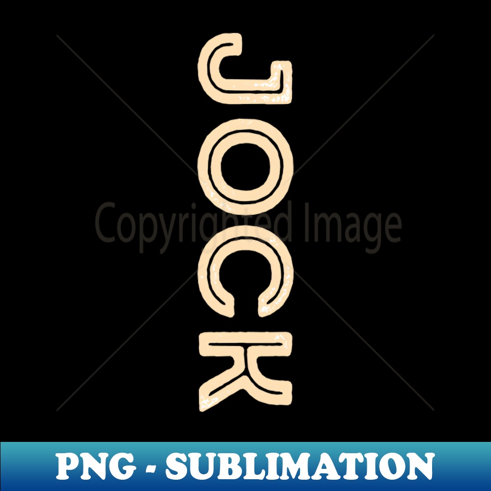 Rustic Capital Letters Word JOCK in Cream - Instant PNG Subl | Inspire ...