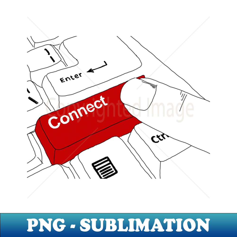 Connecting Keyboard - Exclusive Sublimation Digital File - C - Inspire Uplift