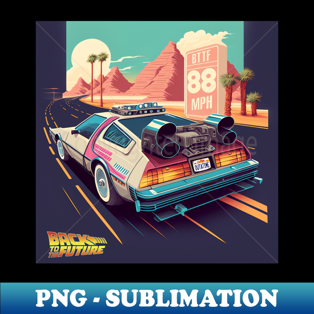 DeLorean - back to the future - PNG Transparent Digital Down | Inspire ...