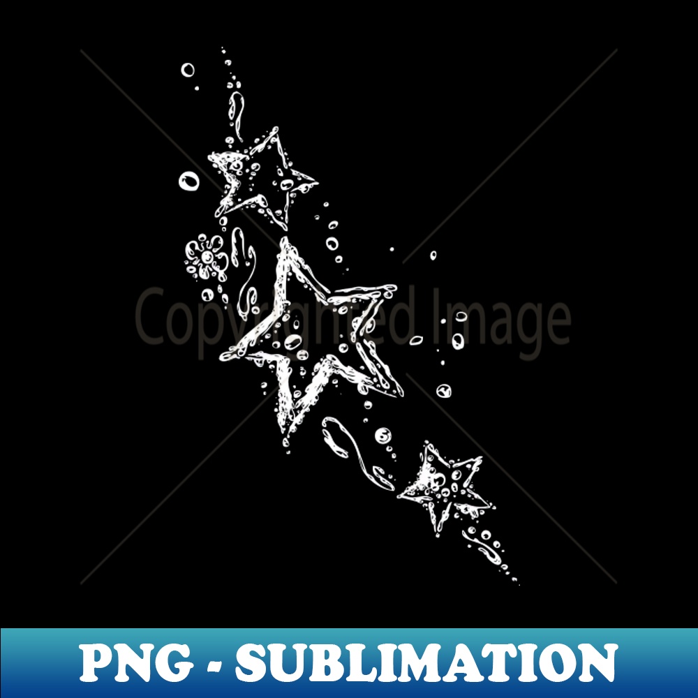 Water splash stars and Tribal of water drops - Artistic Subl | Inspire ...