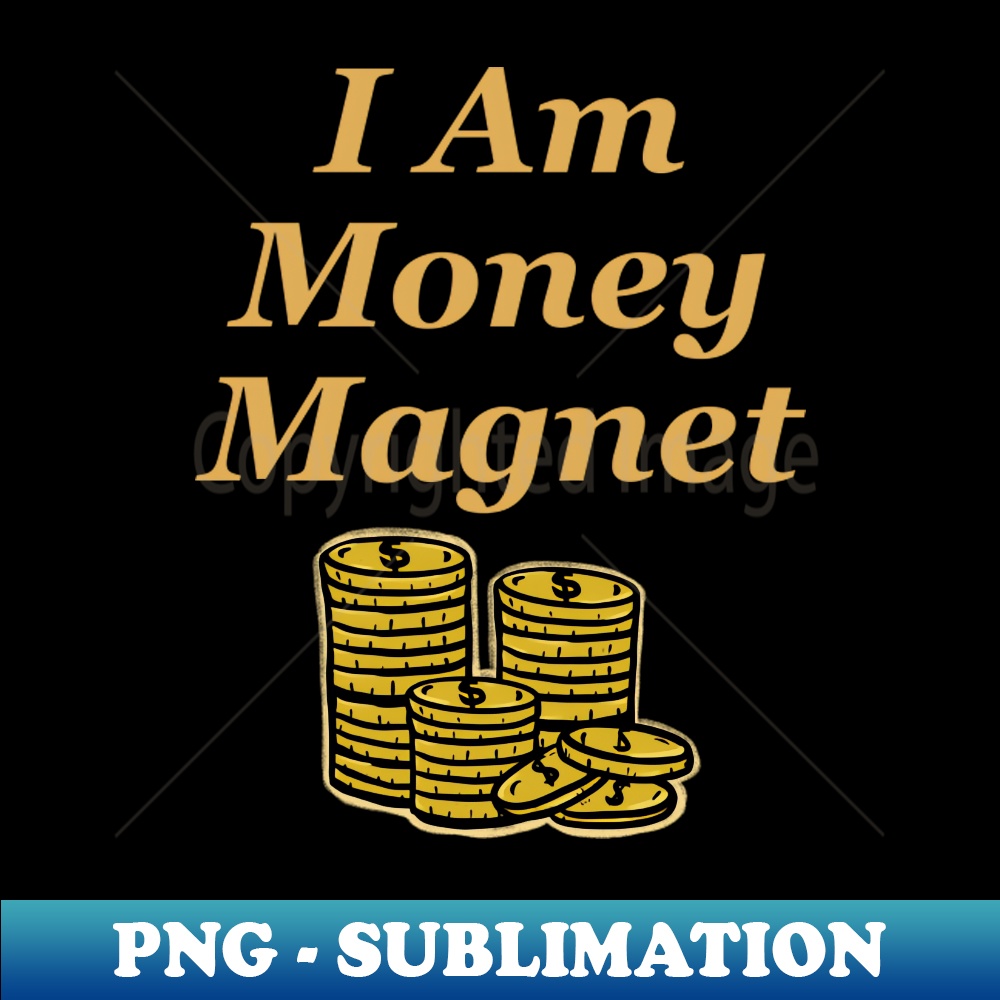 I am Money Magnet - Artistic Sublimation Digital File - Vibr | Inspire ...