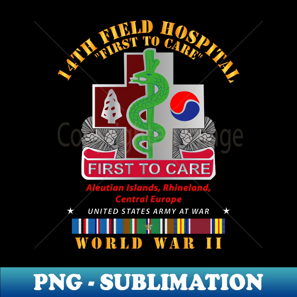14th Field Hospital w WWII EU SVC - High-Resolution PNG Su | Inspire Uplift