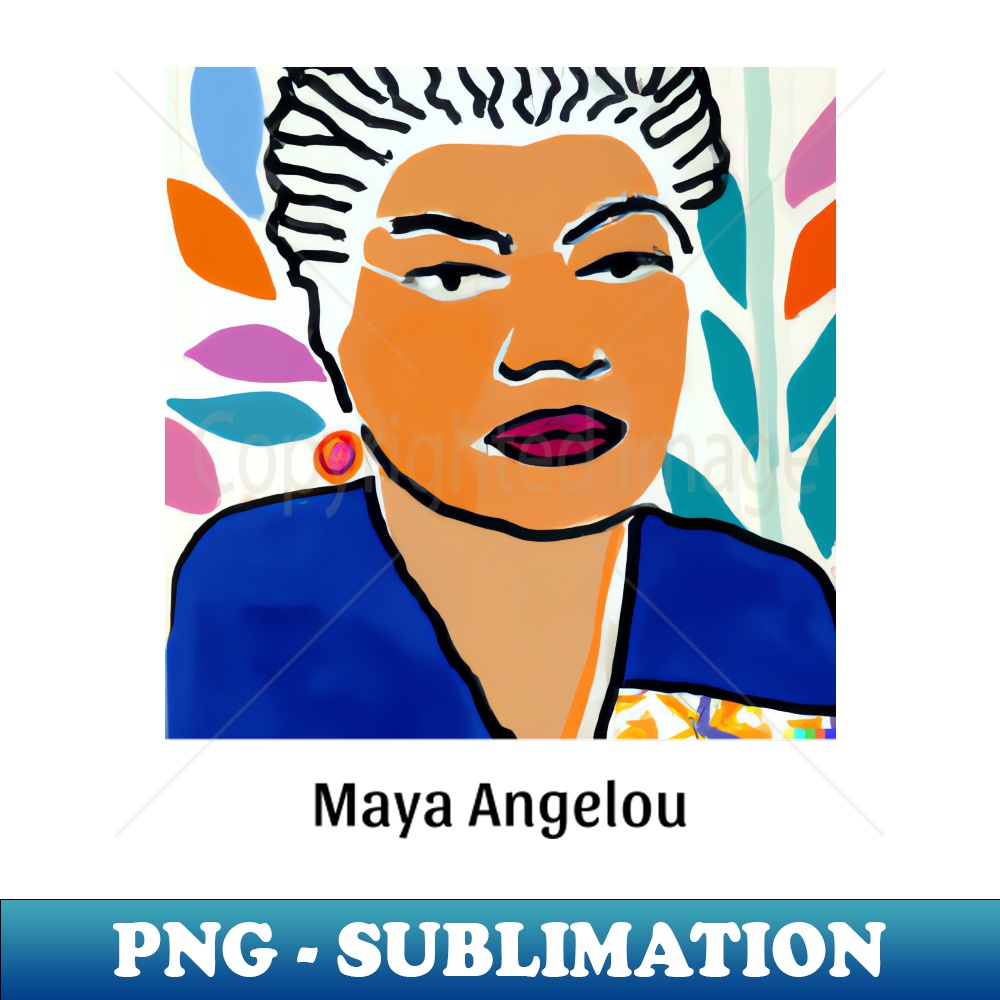 Maya Angelou Tribute - Famous Author Illustrations - Exclusi - Inspire ...