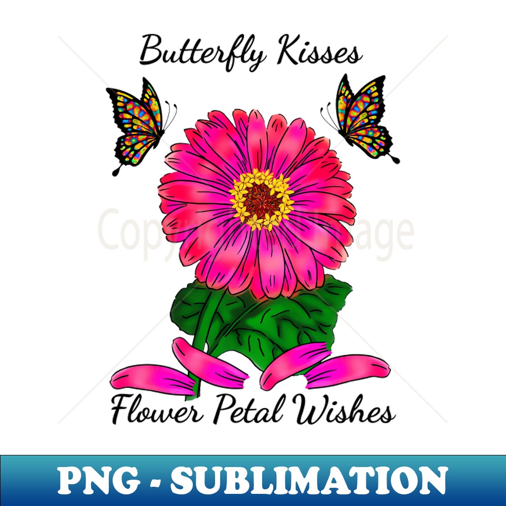 Butterfly Kisses Flower Petal Wishes Pink Gerbera Daisy - Ae | Inspire ...