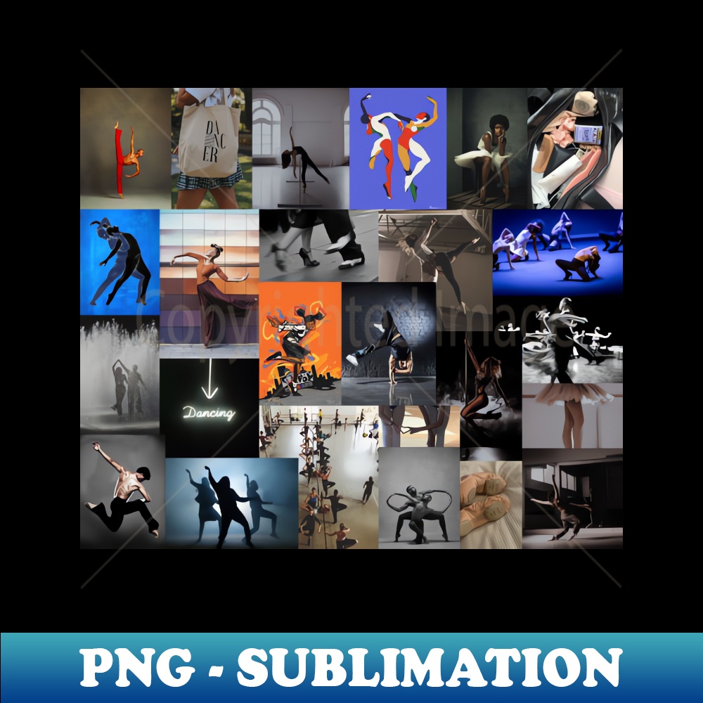dance aesthetic collage - PNG Transparent Sublimation File - | Inspire ...