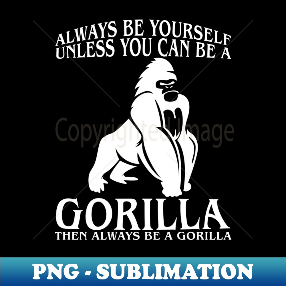Funny Gorilla Art For Men Women Primate Animal Gorilla Lover | Inspire ...