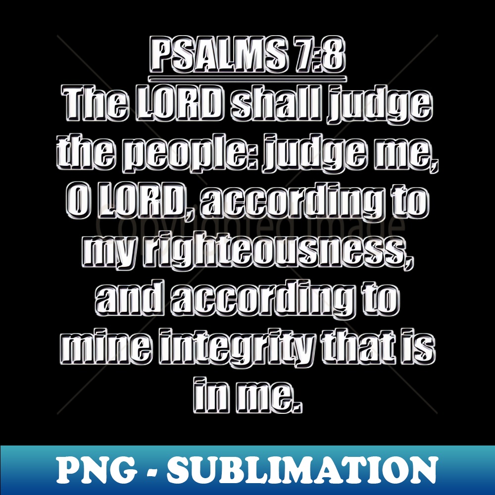 Psalm 78 Bible Verse The LORD shall judge the people Judge | Inspire Uplift
