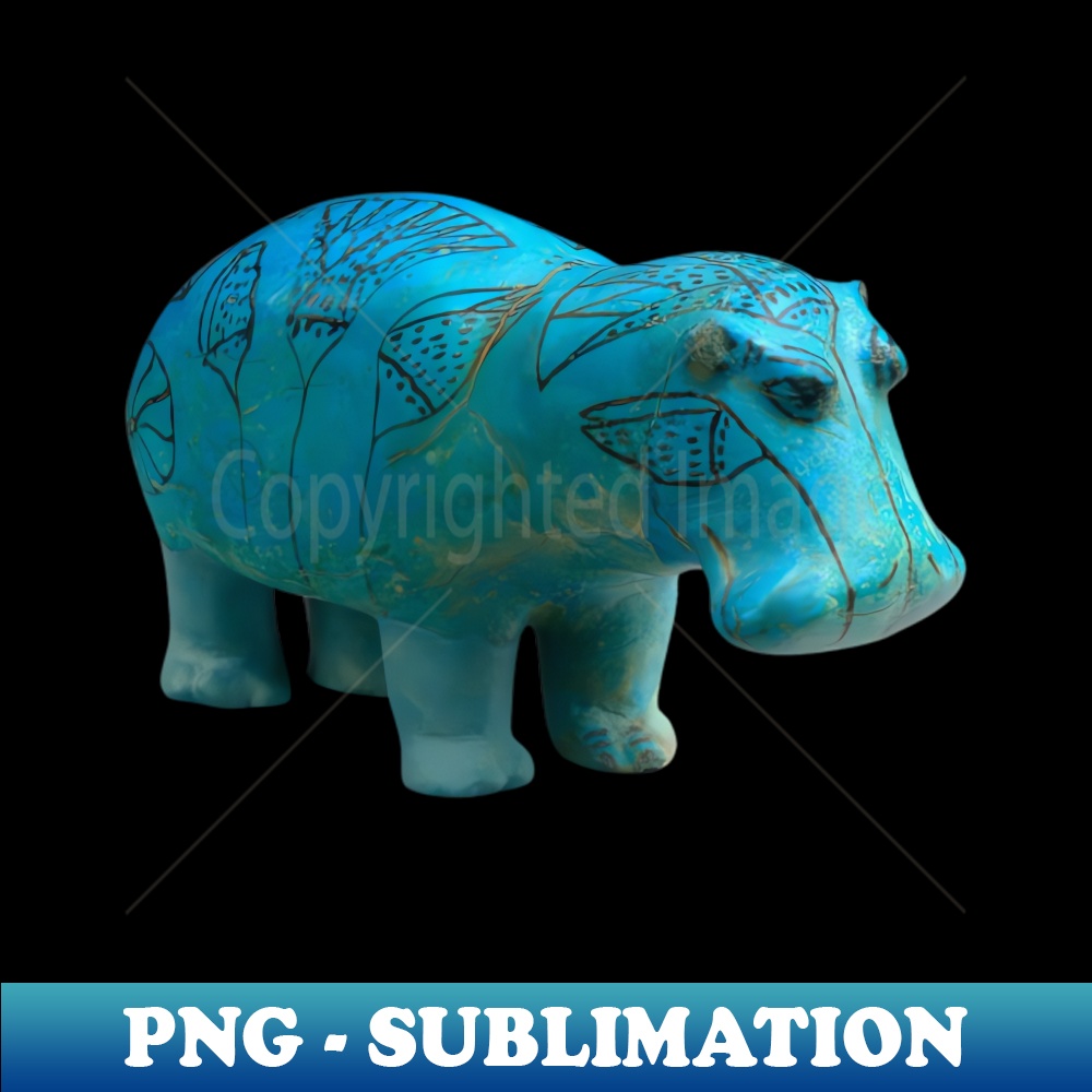 William the Hippo- Ancient Egyptian figurine - Trendy Subli - Inspire ...