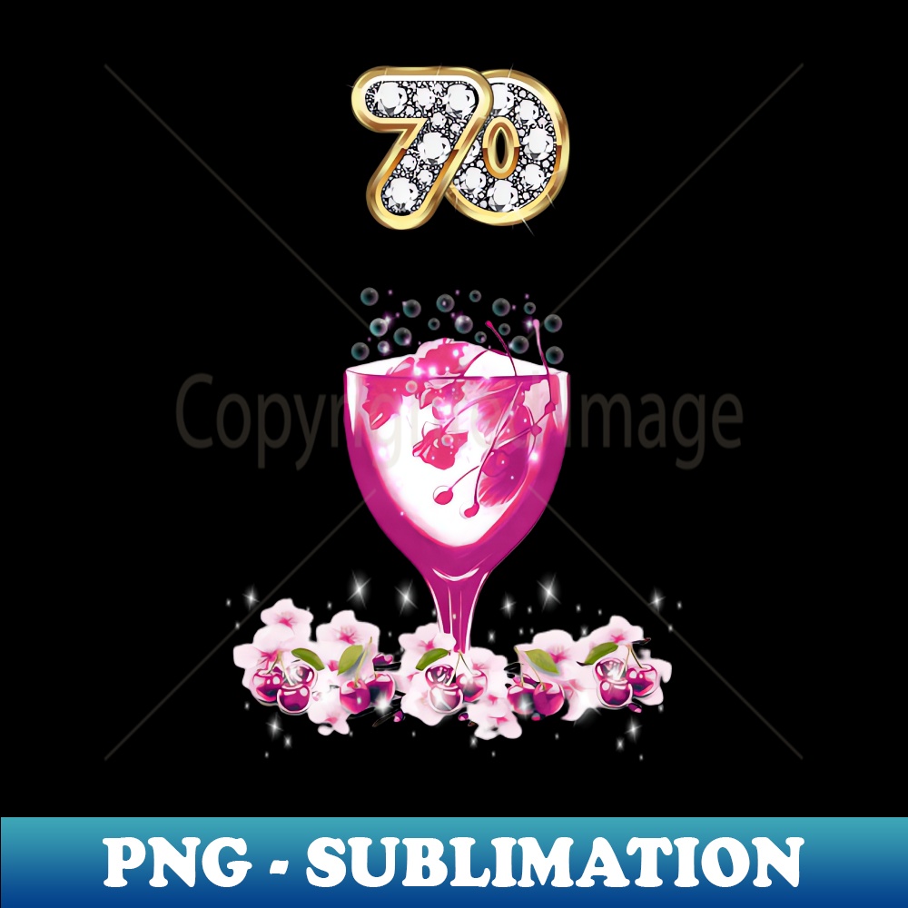 Celebrating 70 Years - PNG Transparent Digital Download File | Inspire ...