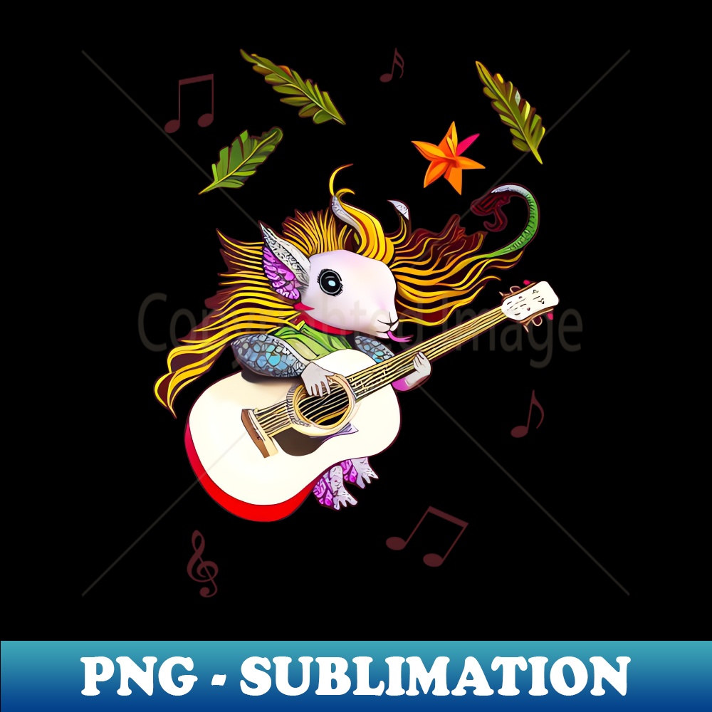 Guitar Playing Lizard - PNG Transparent Digital Download Fil | Inspire ...